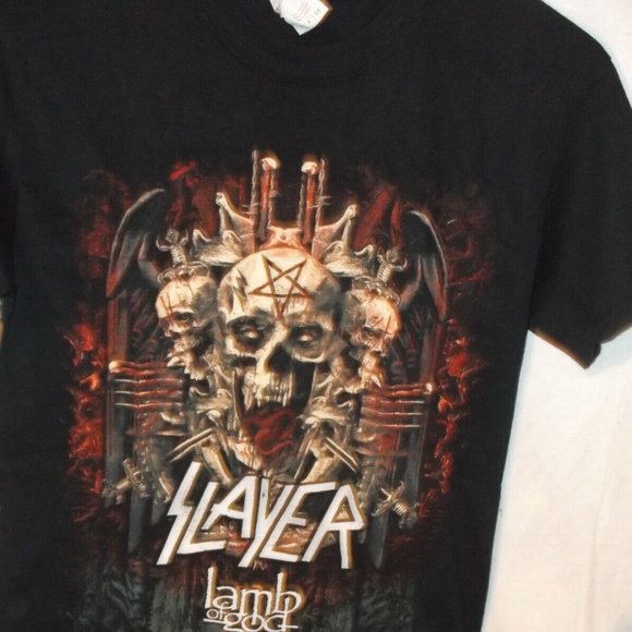 Slayer | Shirts | Slayer 28 World Tour Concert Tshirt Small | Poshmark